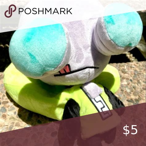 Invader Zim Inspired Gir Plush Doll With Removable Hoodie Plush Dolls Girly Plush