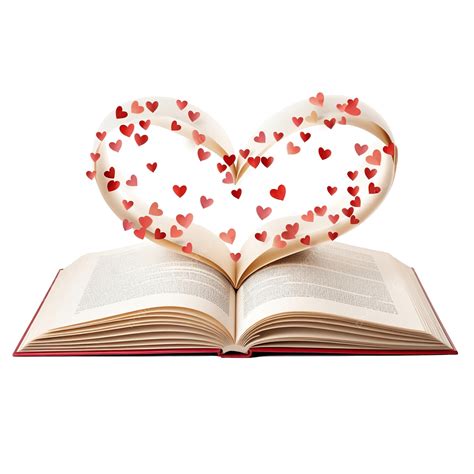 Real Open Book Heart