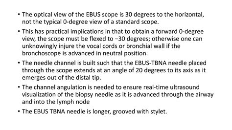 Endobronchial Ultrasound Ebus Ppt