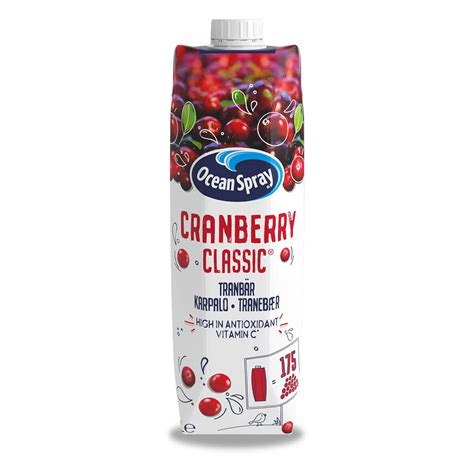 Juice Cranberry Ocean Spray 12 X 1 Ltr