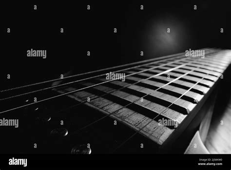 Classical Fretboard Six String Electric Guitar Stock Photo Alamy