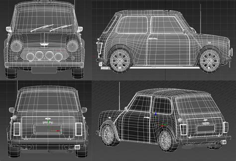 My Classic Mini High Poly 3d Model 3dsmax — Polycount