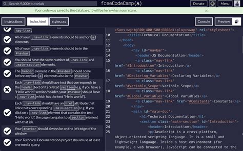 Documntation Project Test Errors HTML CSS The FreeCodeCamp Forum