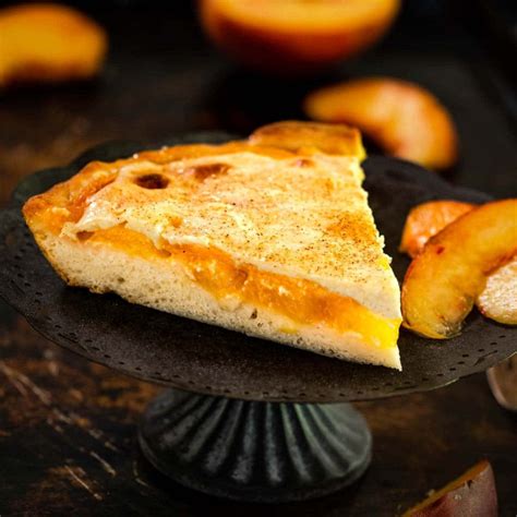 Fresh Peach Kuchen Recipe Video Hostess At Heart