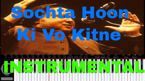 Sochta Hoon Ke Woh Kitne Masoom The Piano Instrumental Ft Nusrat