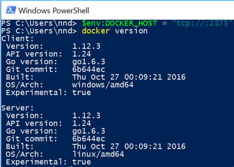 Darth Nunix Docker For Windows 2 Daemons Enter In A Bar