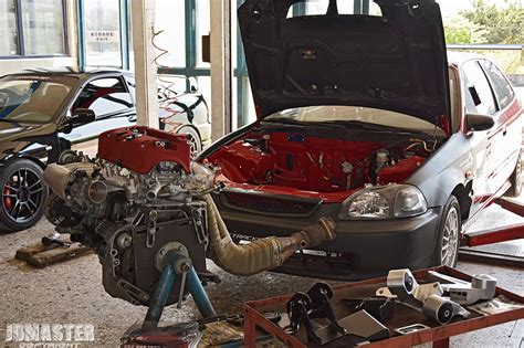 Track Spec Civic Ek The Changeover To K Yo JDMaster