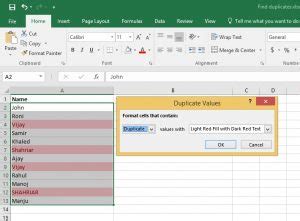 How To Find Duplicate Values In Excel Find Search Duplicate Value