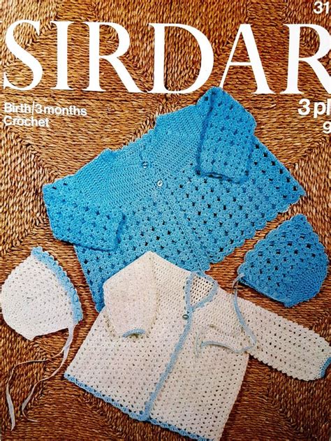 Sirdar 3187 Vintage Crochet Pattern Rock The Cradle Patterns