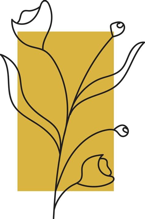 Floral Line Art 14953238 Vector Art At Vecteezy