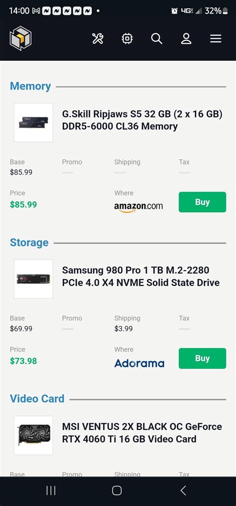 Would This Build List Work R Solidworks