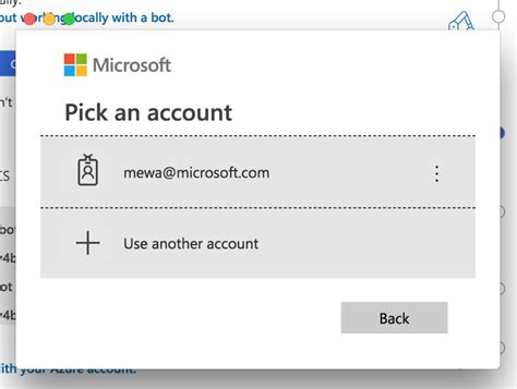 Emulator Azure Sign In Does Not Let Me Sign In Under A New Tenant · Issue 1040 · Microsoft