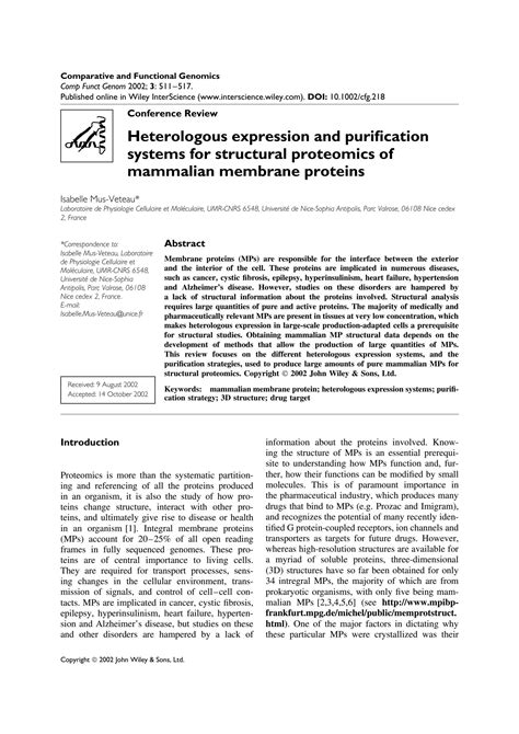 Solution Heterologous Expression And Purification Systems For Structural Proteomics Of