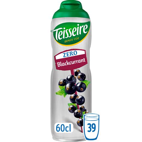 Teisseire Siroop Cassis Zero Per Blik 600 Ml