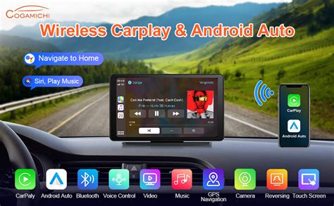 Amazon Cogamichi Apple Carplay Android Auto Screen Portable
