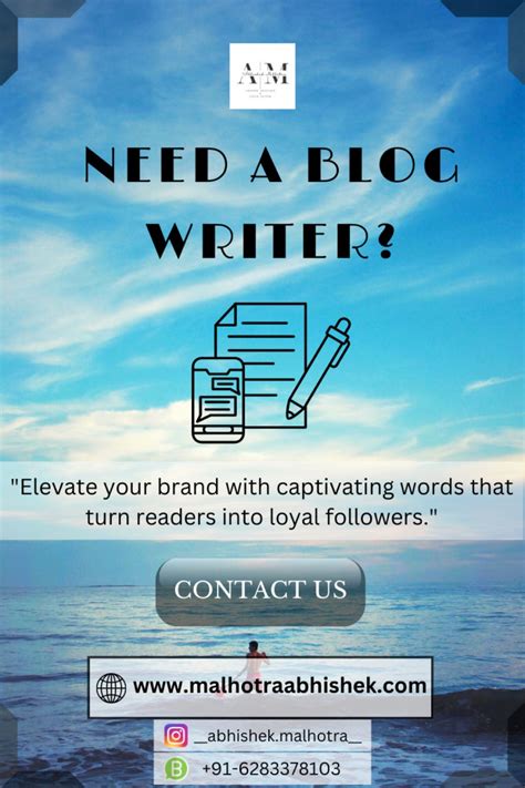 Abhishek Malhotra On Linkedin Blogwriterwanted Digitalmarketingmagic