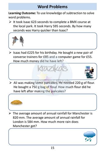 Functional Skills Maths Entry Level 3 Subtraction Teaching Resources
