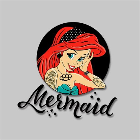 Punk Ariel Disney Princesses Drawings