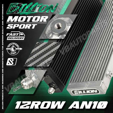 แผงออยคูลเลอร์ Billion 12row An10 Dual Pass Universal ฺblack Silver Shopee Thailand