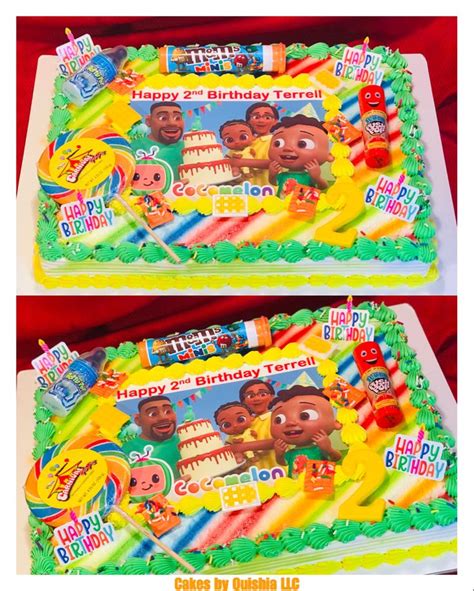 Cocomelon Cake Melon Cake Cake Birthday Cupcakes