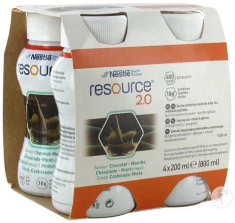 Nestlé Resource Schokolade Minze Geschmack Flaschen x ml Newpharma
