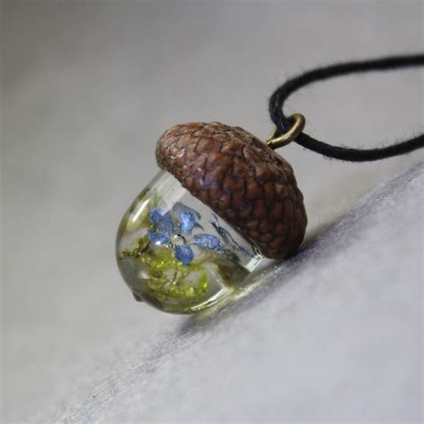 Acorn Necklace Etsy