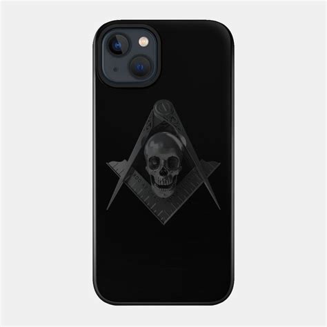 Stealth Skull Square And Compass Masonic Freemason By Master Mason Made