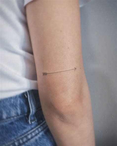 Elegant Arrow Tattoo Design