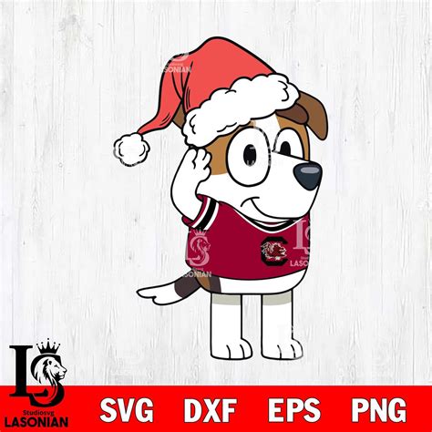 South Carolina Gamecocks Bluey Jack Christmas Lasoniansvg