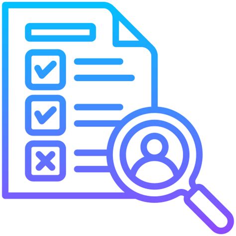 Assessment Generic Gradient Outline Icon
