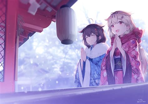 Anime Girls Anime Kantai Collection Shigure Kancolle Hd Wallpaper