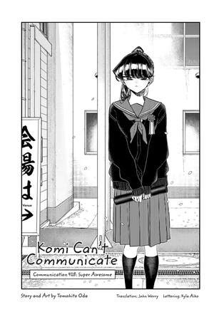 Viz Read Komi Cant Communicate Chapter Explore Viz Manga S