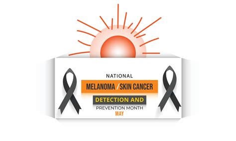 National Melanoma And Skin Cancer Detection And Prevention Month Background Banner Card