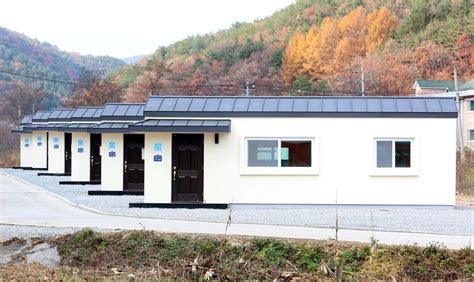 현대엔지니어링 홍천 재난위기가정에 모듈러주택 기증 연합뉴스