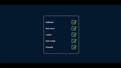 MENU DE Checkbox Personalizado Usando HTML Y CSS YouTube