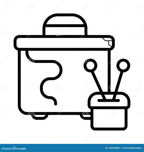 Sewing Basket Icon Stock Illustration Illustration Of Handicraft