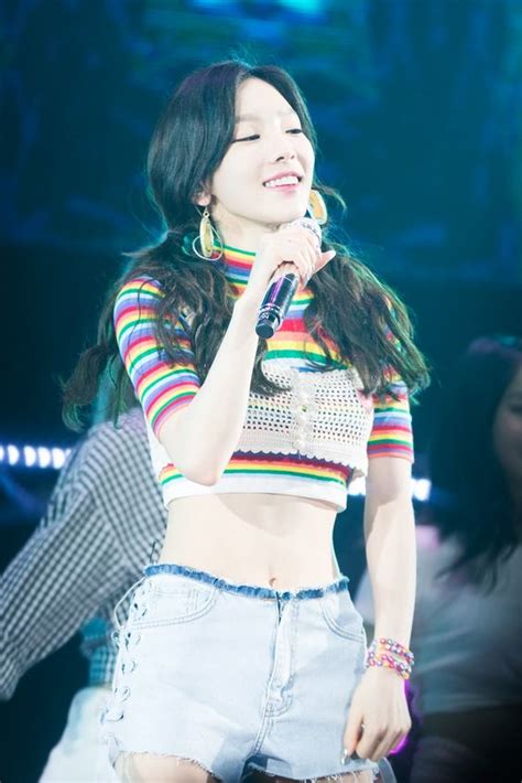 15 Times Girls Generations Taeyeon Flaunted Her Fit Toned Abs In