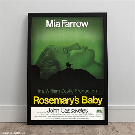 Quadro O Beb De Rosemary Rosemary S Baby C Moldura A