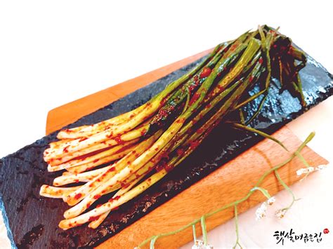 쪽파김치 담그는법 실파김치양념