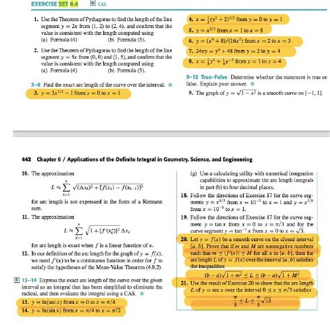 Solved EXERCISE SET C CAS Use The Theorem Of Chegg