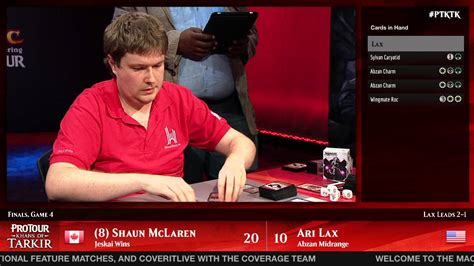 Pro Tour Khans Of Tarkir Finals Standard Shaun Mclaren Vs Ari Lax