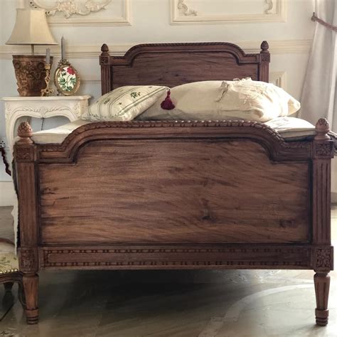 Vintage Wooden Bed Frame Etsy