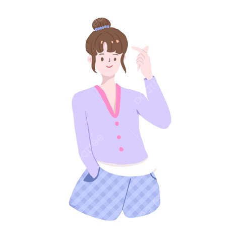 紫色系女孩愛心手勢 半身 手勢 女性素材圖案PSD和PNG圖片免費下載