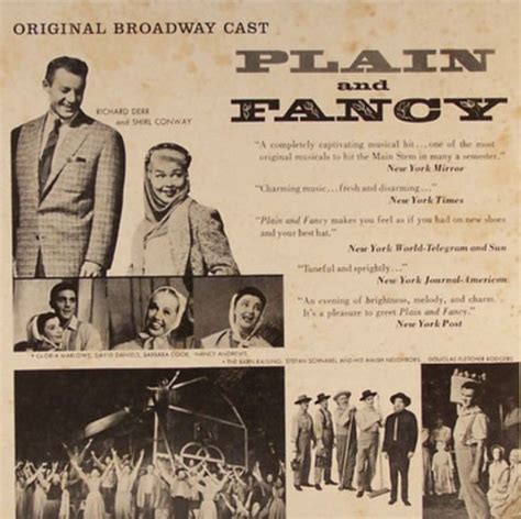 Plain And Fancy Original Broadway Cast Discography Discogs