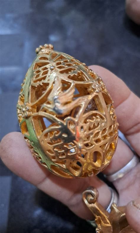 Vintage Brass Egg Gold Tone And Solid Brass Egg Stand Hobbies And Toys