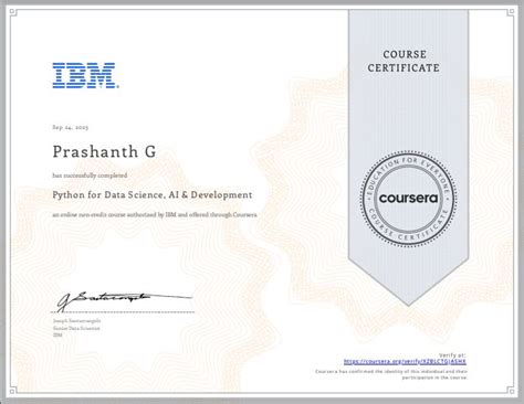 completed ibm python course on coursera prashanth gadde posted on the