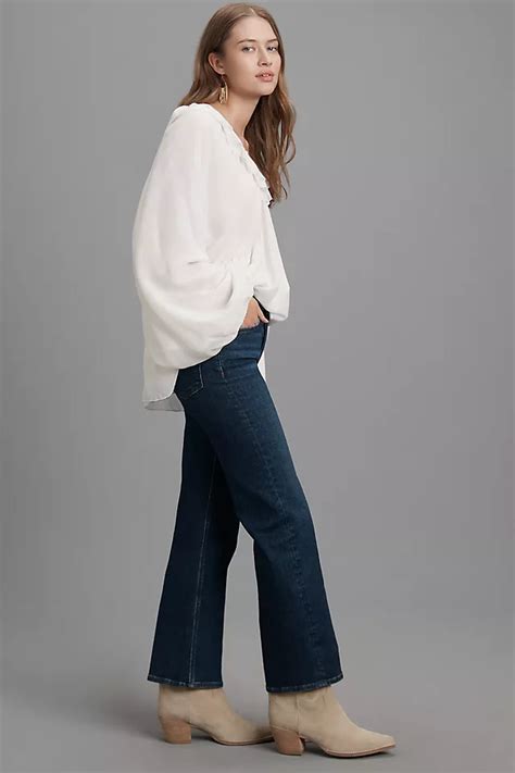 Hudson Rosie High Rise Wide Leg Jeans Anthropologie