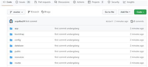 Cara Upload Project Laravel Ke Repo Github