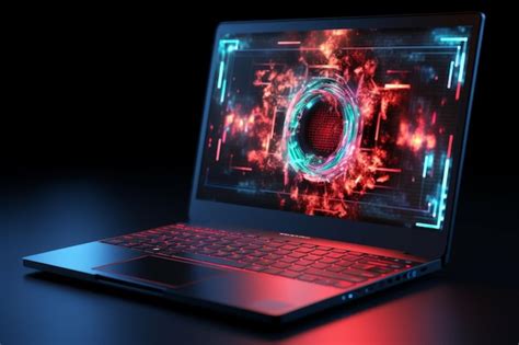Premium Photo Notebook Hacked Cyber Attack Virus Spyware Malware Security