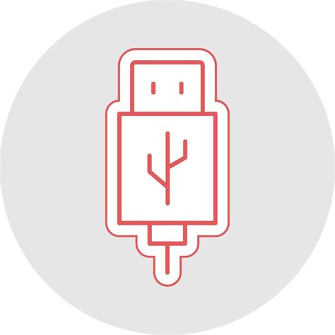 Usb Line Sticker Multicolor Icon 37895597 Vector Art At Vecteezy